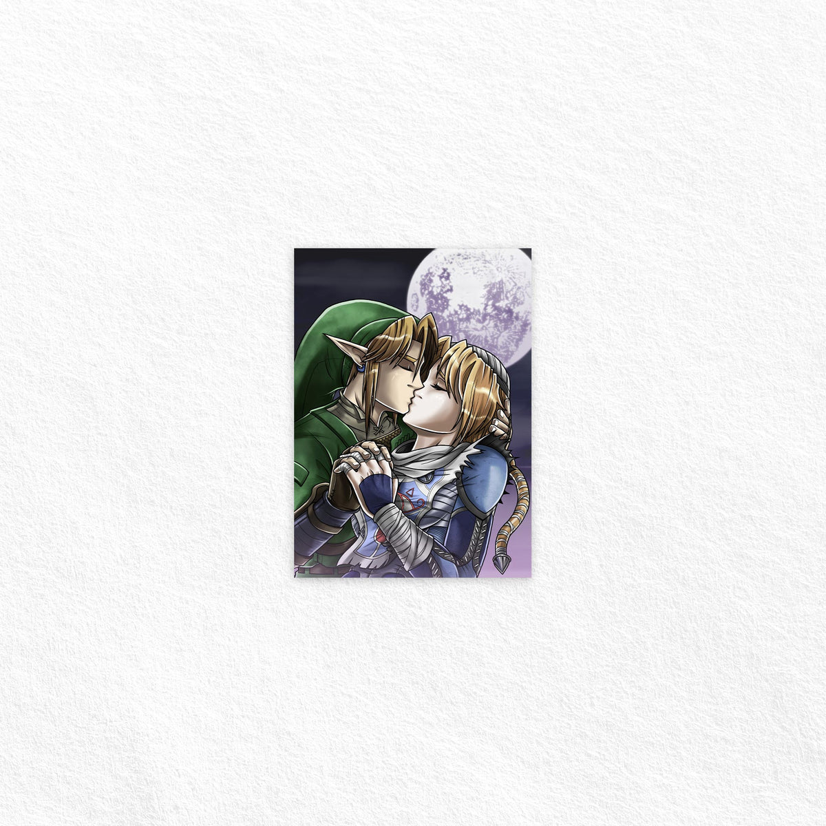 Princess Zelda And Link Kissing