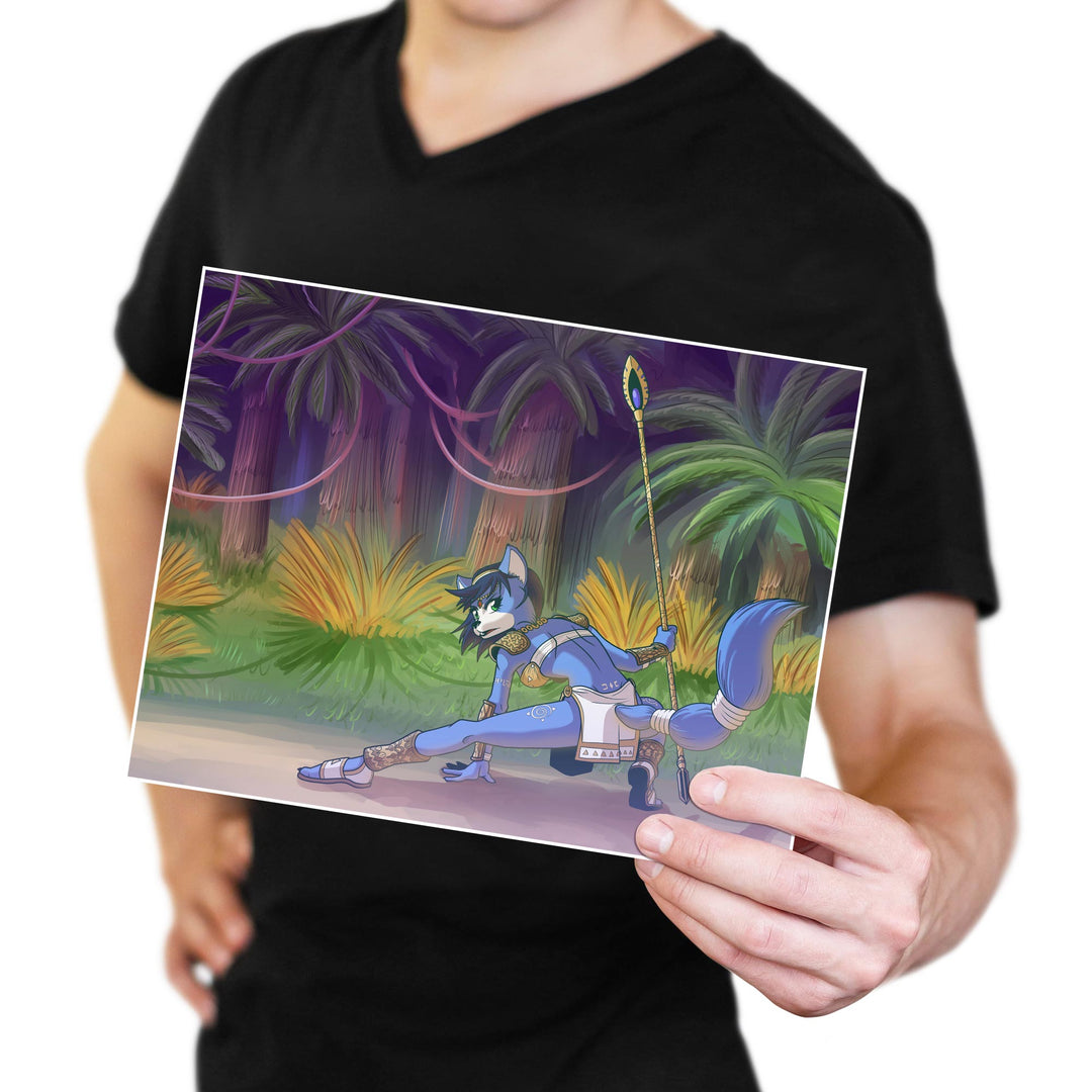 Krystal from Star Fox Adventures Dinosaur Planet Fantasy Art Print ...