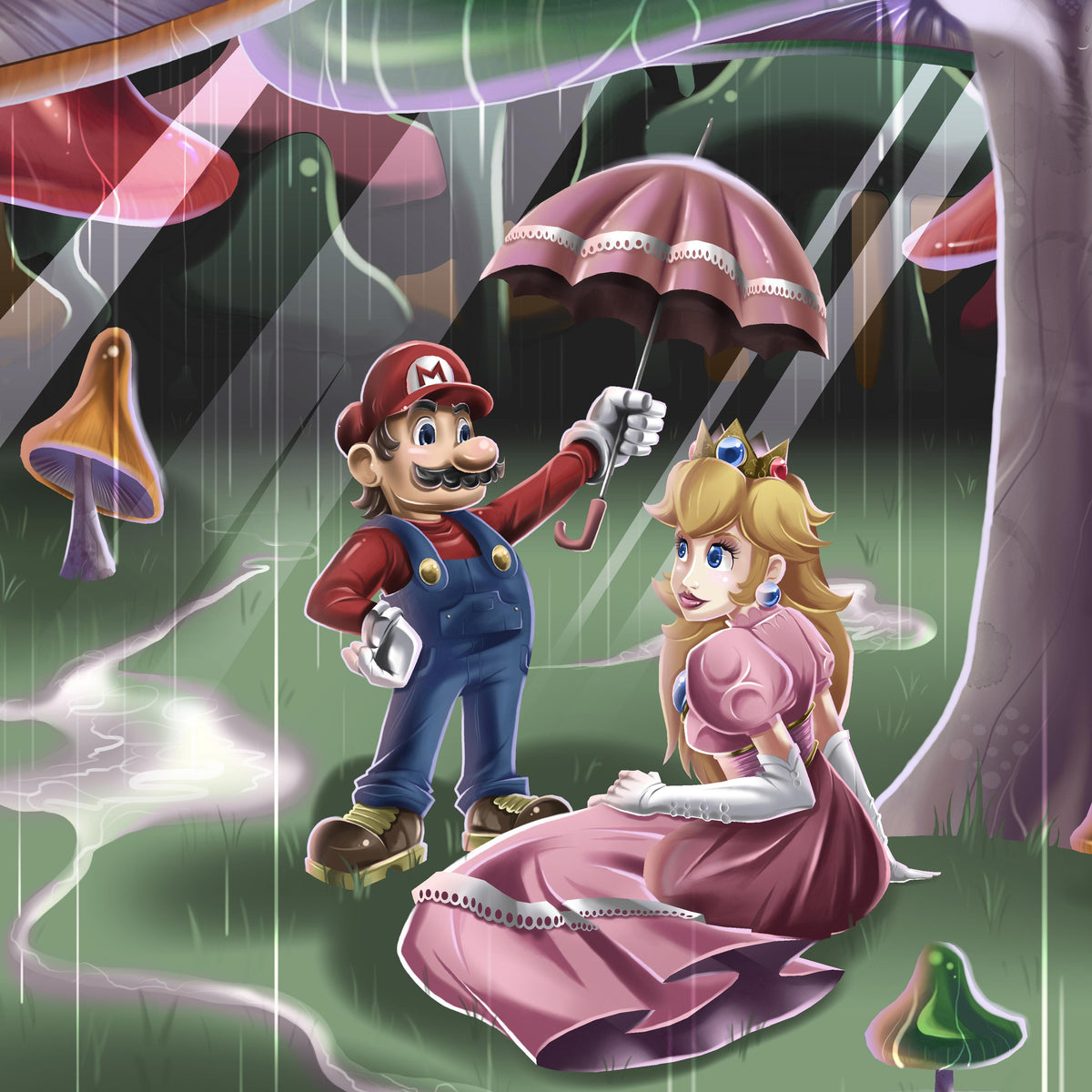 Super Mario and Princess Peach - Royal Couple of Mushroom Kingdom ...