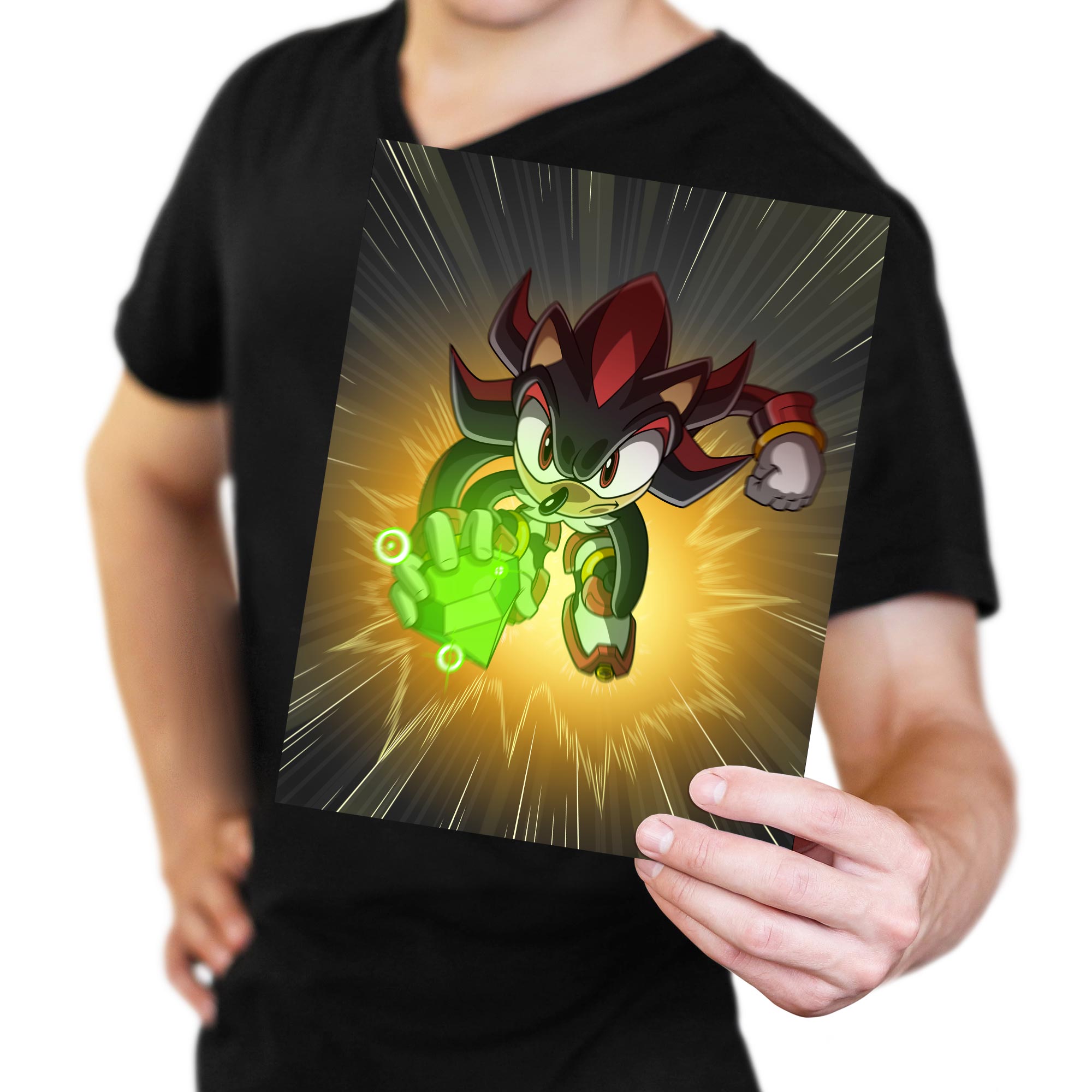 Shadow the Hedgehog Chaos Control Sonic Adventure 2 Poster Print ...