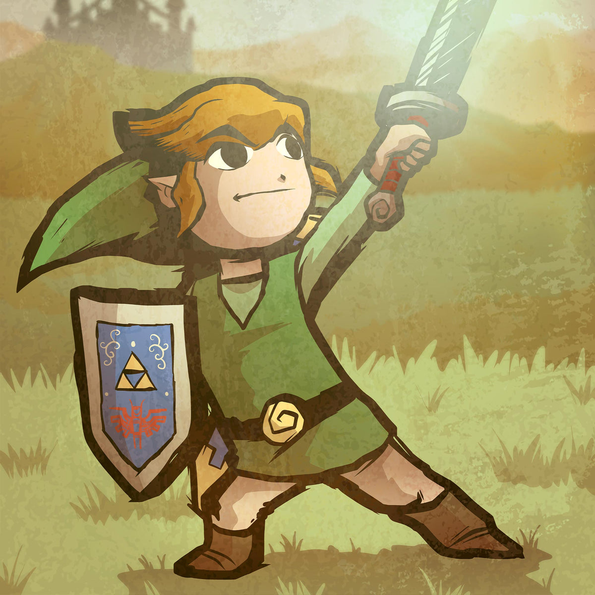 Toon Link And Link And Zelda