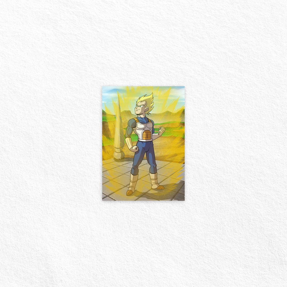 Super Saiyan Vegeta During the Cell Games in Dragon Ball Z Anime Manga ...