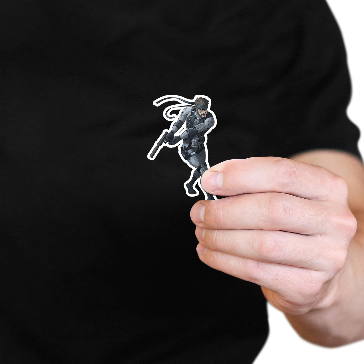 Solid Snake from Metal Gear Solid: Twin Snakes 3" Glossy Vinyl Sticker ...